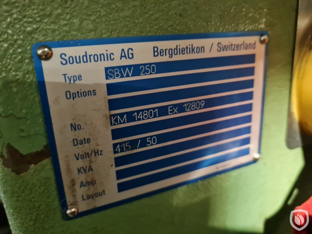 Soudronic SBW 250 - Cazander