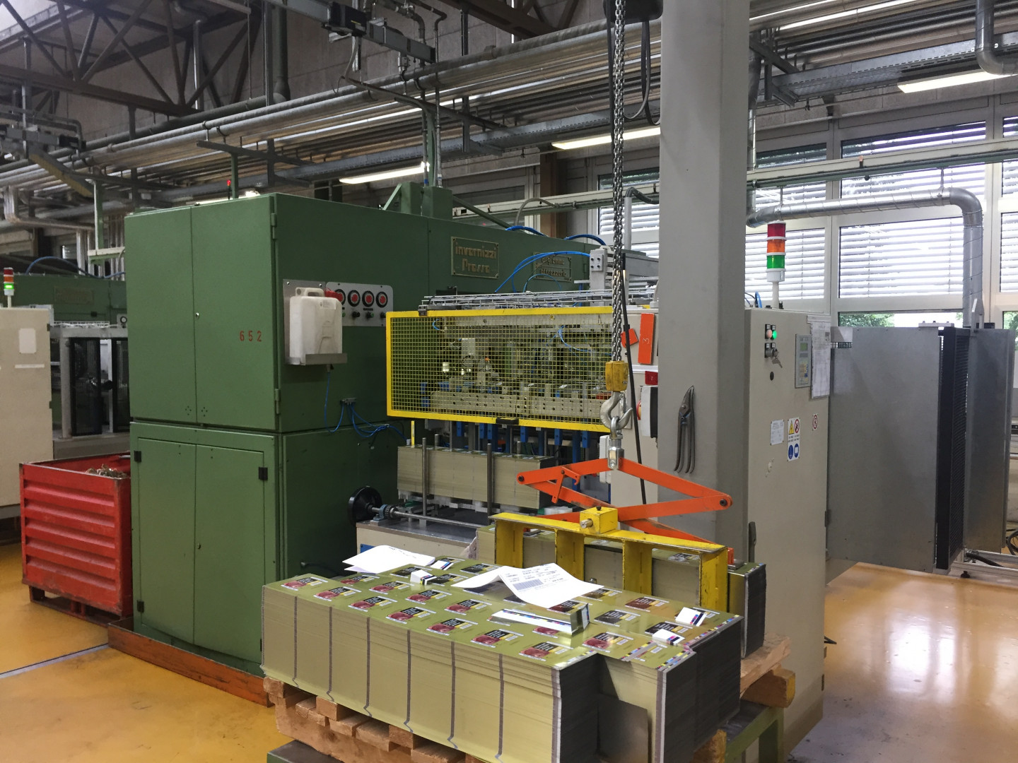 Invernizzi 4 CT transfer press - Cazander